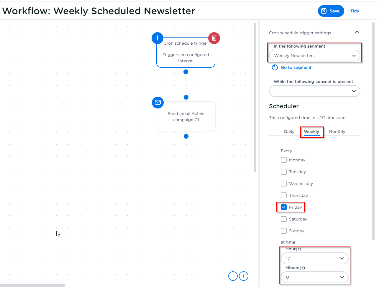How to set up scheduled workflows (recurring flows)